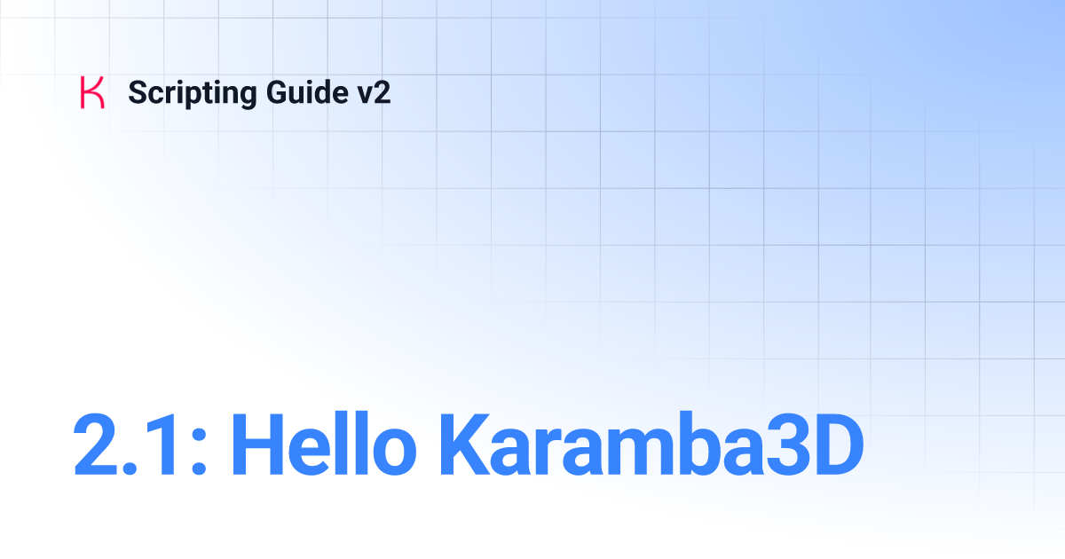 21 Hello Karamba3d Scripting Guide V2